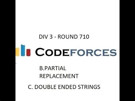 B C PARTIAL REPLACEMENT DOUBLE ENDED STRINGS DIV 3 ROUND 710