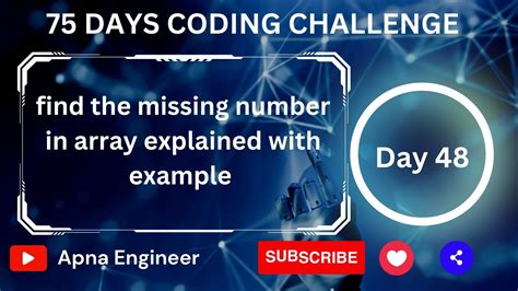 Find The Missing Number In Array How To Find The Missing Number In Array Java Array Coding