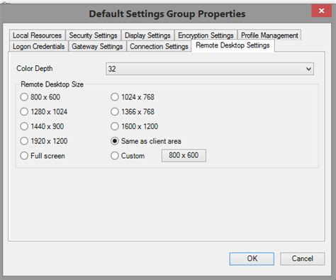 Remote Desktop Connection Manager Screen Size Networking Spiceworks Community