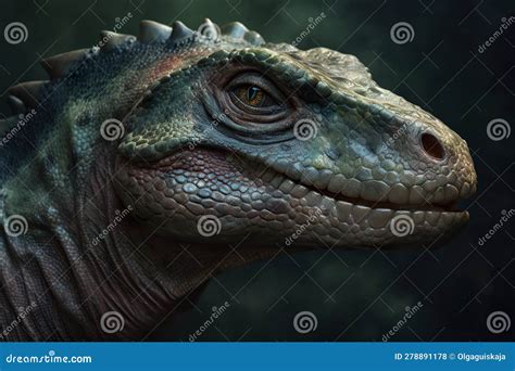 Amazing And Photorealistic Dinosaur Jurassic Period Gigantic Reptile