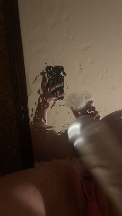 Huge Dildo Makes Me Squirt All Over My Mirror Moaning Porn Feat Lana