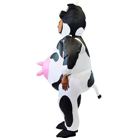 Spooktacular Creations Disfraz Inflable Air Blow Up Disfraz De Vaca De Halloween De Lujo