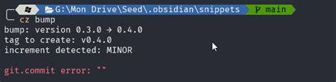 Cz Bump Return Mit Error · Issue 464 · Commitizen Tools