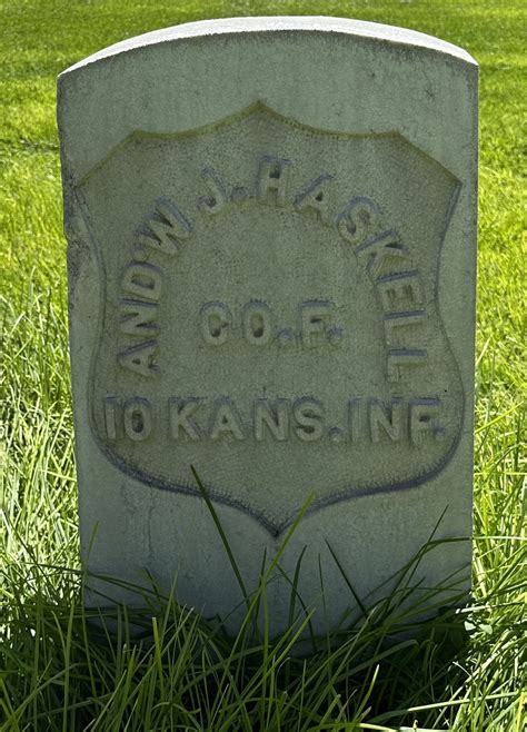 Andrew Jackson Haskell 1832 1911 Find A Grave Memorial