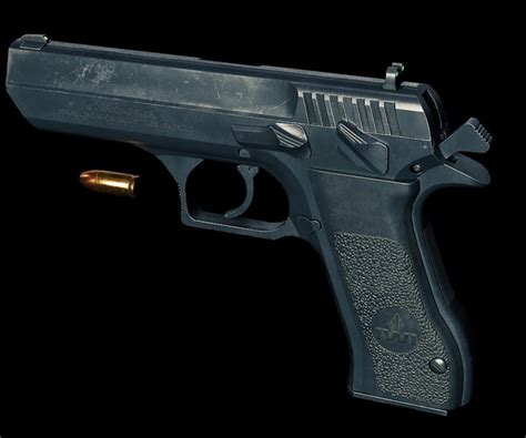 Artstation Iwi Jericho 941f Pistol Game Assets