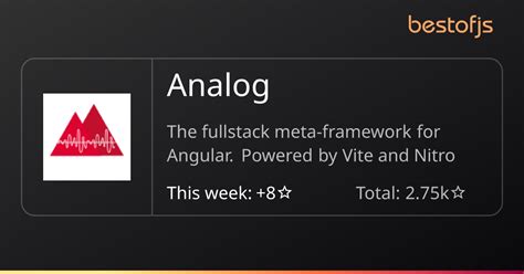 Best Of Js • Analog