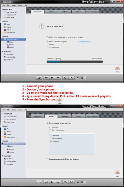 How To Sync Your ITunes And Android Phone TweakHound