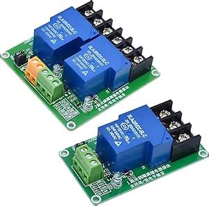 Amazon Com XLUYCELH ONE Two 1 2 Channel Relay Module 30A With Optocoupler Isolation 5V 12V 24V