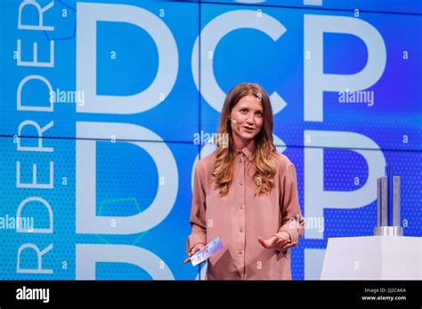 munich germany 31st mar 2022 jana forkel journalist and presenter will be speaking as a