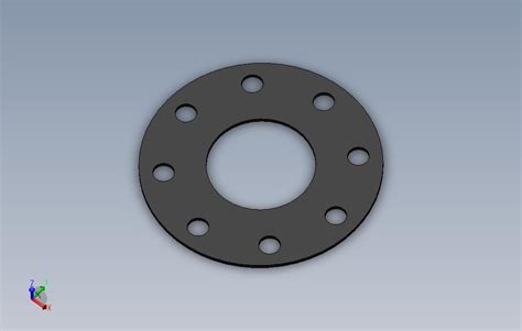 橡胶垫solidworks 2013模型图纸下载 懒石网