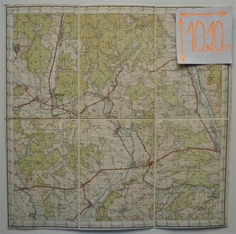 PoltÁr OŽĎany Slovensko Mapa GenerÁlnÍho ŠtÁbu 150 000 1952 Aukro