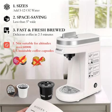 Dropship CHULUX Single Cup Coffee Maker Brewer For K Cup Ground Tea