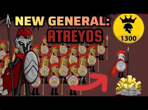 Stick War Legacy Mod Update New Unit General Atreyos Epic Powerful