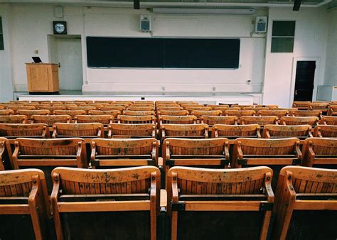 Empty Classroom Higher Education Today