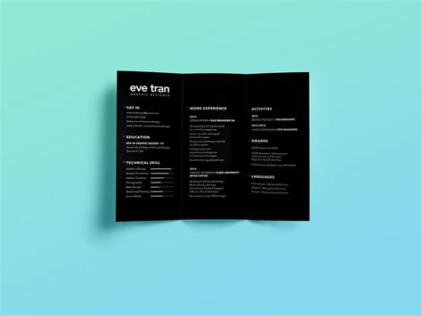Resume Design On Scad Portfolios