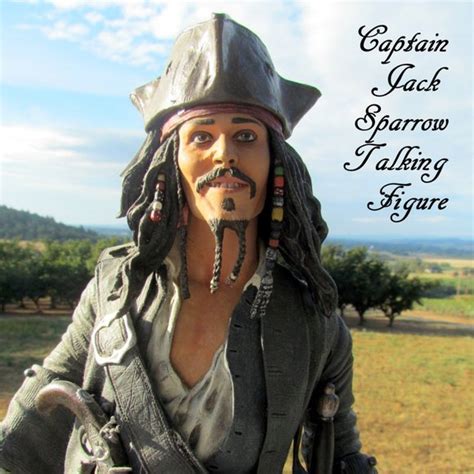 Disney Toys Capt Jack Sparrow Pirate Johnny Depp Talking 8 Figure