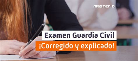 Examen Guardia Civil 2023 ¡corregido Para Descargar