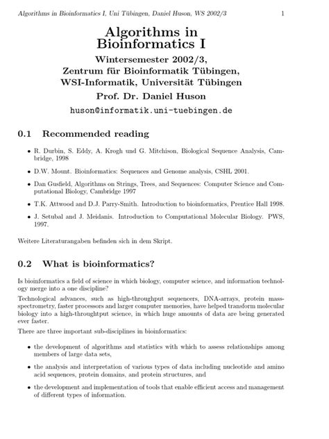 albii ws2002 3 huson pdf sequence alignment bioinformatics