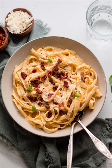 Butternut Squash Fettuccine Alfredo Our Balanced Bowl