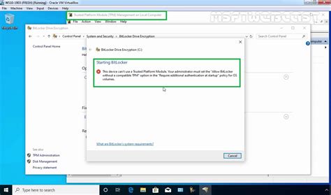 Tpm Bitlocker