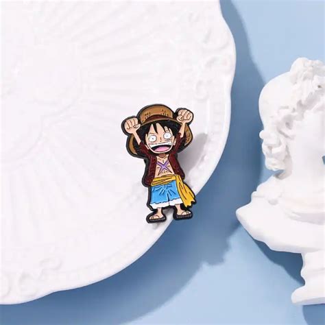 Enamel Pin Monkey D Luffy One Piece Nufsed Sticker