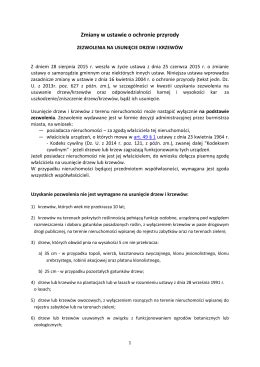 Wniosek o zezwolenie na wycięcie drzewa