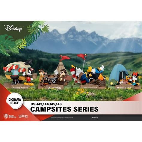 Disney Campsites Series Mickey Mouse Ds 143 D Stage Statue