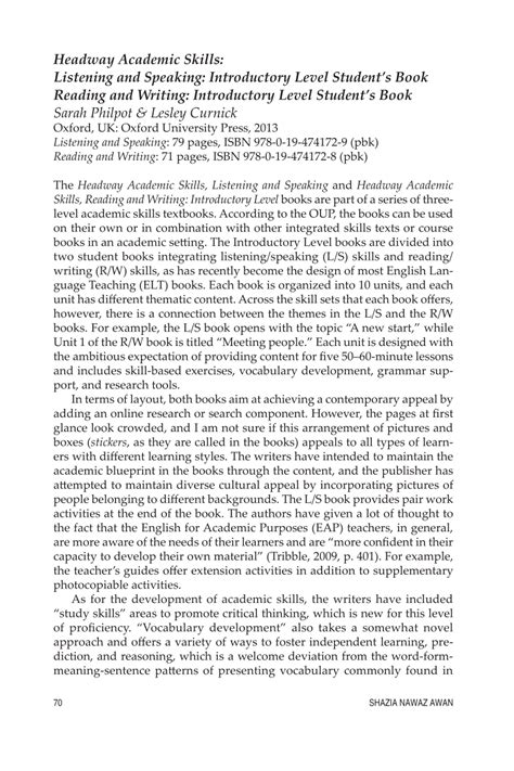 (PDF) Headway Academic Skills: Listening and Speaking and Headway ...