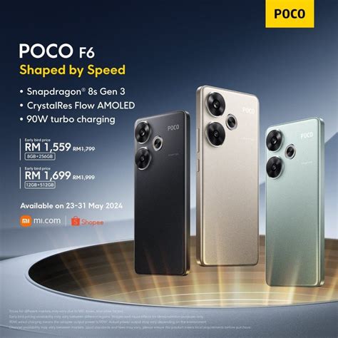 Poco F Malaysia Snapdragon S Gen Phone For Rm
