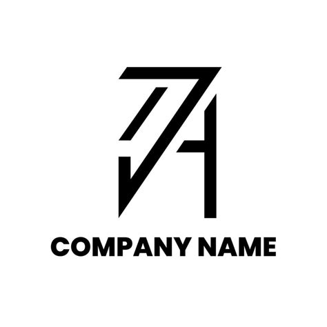Letter Jta Simple Logo Suitable For Your Company Branding Or Initials