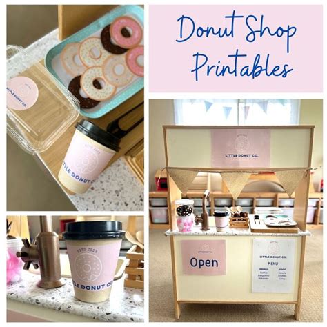 Printable Dramatic Play Printable Cafe Signs For Play Etsy Australia