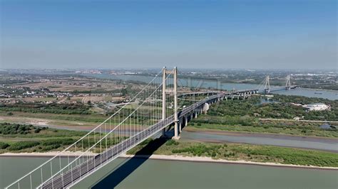润扬大桥航拍4k3840x2160高清视频素材下载编号9495870实拍视频光厂vj师网