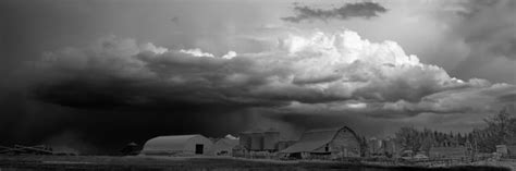 Stormy Cloud Over A Farmhouse [gfx 100s Gf 45 100mm Lens Edmonton