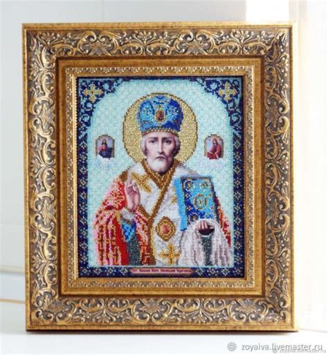 Икона Чудотворца Николая Угодника купить в интернет-магазине Ярмарка ...
