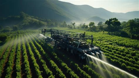Utilizando Un Moderno Sistema De Riego Automatizado En La Agricultura