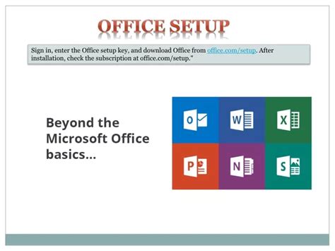 PPT Office Setup Enter Office Product Key Office Com Setup PowerPoint Presentation ID
