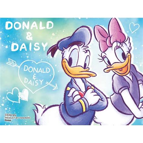 【公式】ディズニーストアjp やのまん ジグソーパズル ドナルド＆デイジー プチパリエ（プラスチック製・スモールピース） 150ピース
