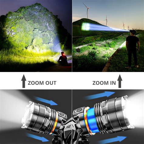 Челник сензор за увеличение Absалуминий Usb зареждане 2300 Lm