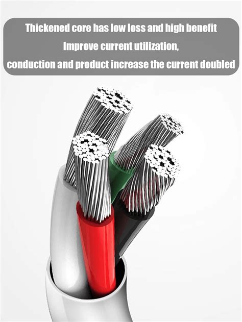 Usb To Android Data Cable Pvc Material White 0 5m 20w Power Data Cable Compatible With