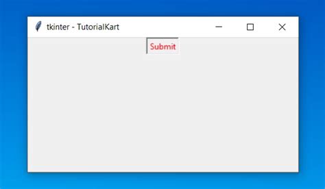 Tkinter Button Activeforeground Option Font Color Of Button Text When