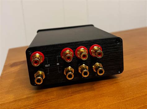 4 Way Rca Audio Switch Stereo Input Signal Source Switcher Selector Box Passive Pro Audio
