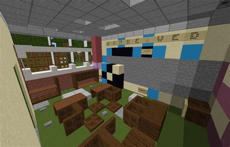 Abandoned Boarding School 11 Replica All Accessible Rooms Hillside Deaf School Minecraft Map