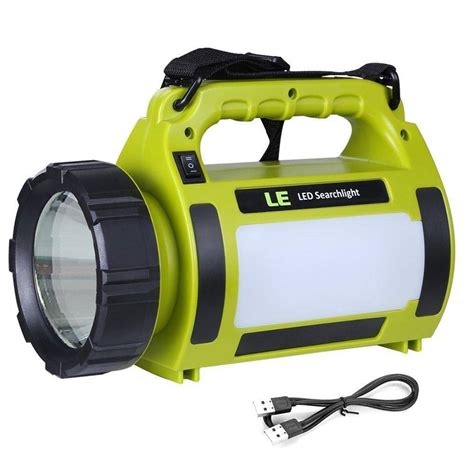 Le 1000lm Rechargeable Outdoor Led Spotlight 10w Cree T6 Led Dimmable