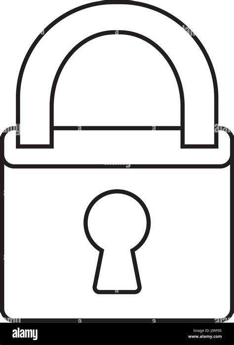 Security Padlock Icon Stock Vector Image Art Alamy