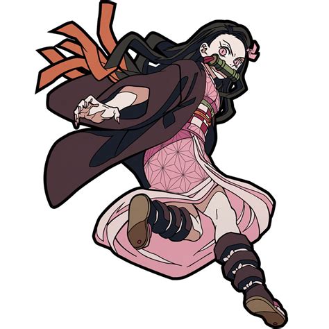 Demon Slayer Mugen Train Nezuko Kamado Figpin Classic 3 Inch Enamel Pin