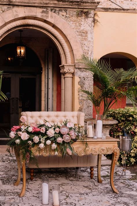 Romantic Sweetheart Table With Vintage Furniture