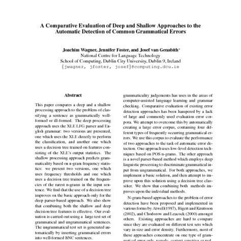 A Comparative Evaluation Of Deep And Shallow Approaches To The