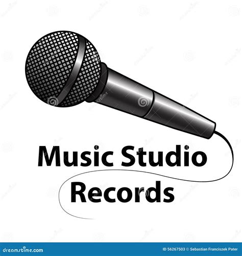 Microphone Logo Stock Illustration Illustration Of Studio 56267503