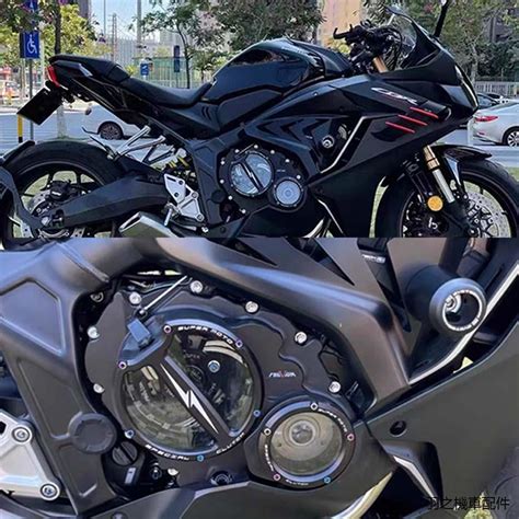 Cb650r重機改裝配件適用本田cb650r Cbr650r 19 23年改裝透明離合邊蓋發動機離合邊蓋 蝦皮購物