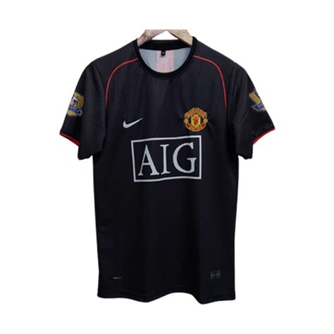 Cronaldo Manchester United 2007 08 Away Half Jersey Retro
